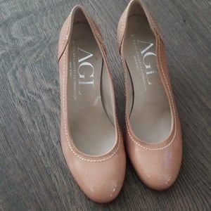 Attilio Giusti Leombruni Shoes | Agl Black Leather Belted Heel Pump 39 ...